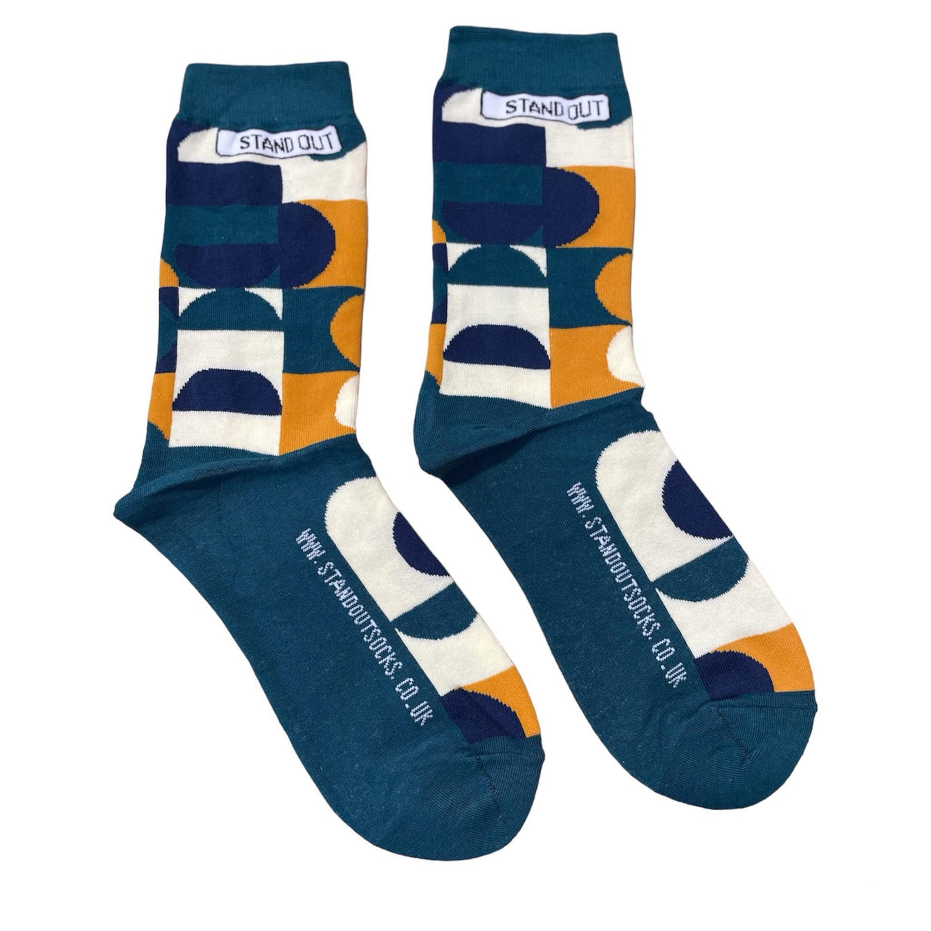 Geo Moon Socks | High Quality Geometric Pattern – Stand Out Socks UK