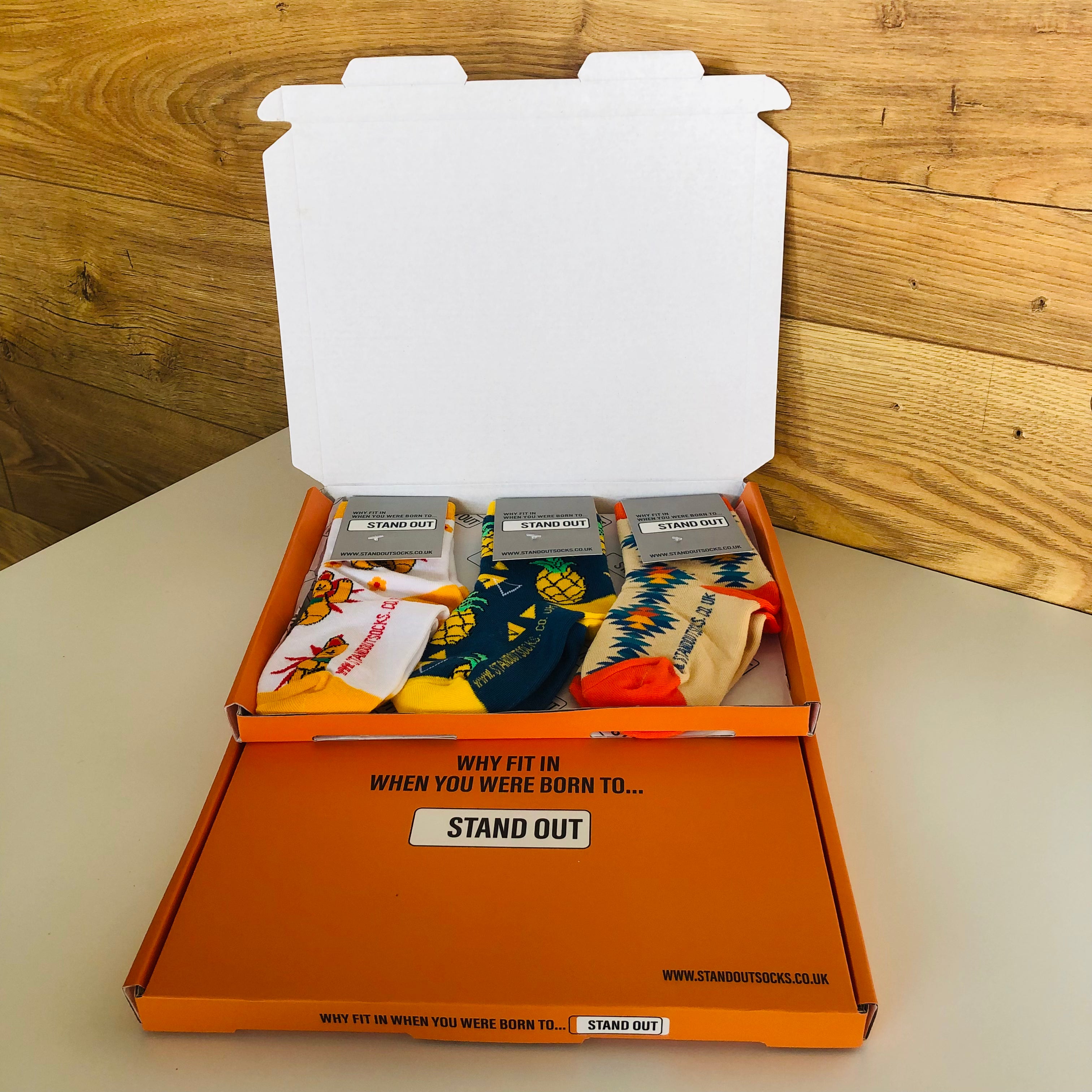 Kids Socks Box - 3 pack | Stand Out Socks UK